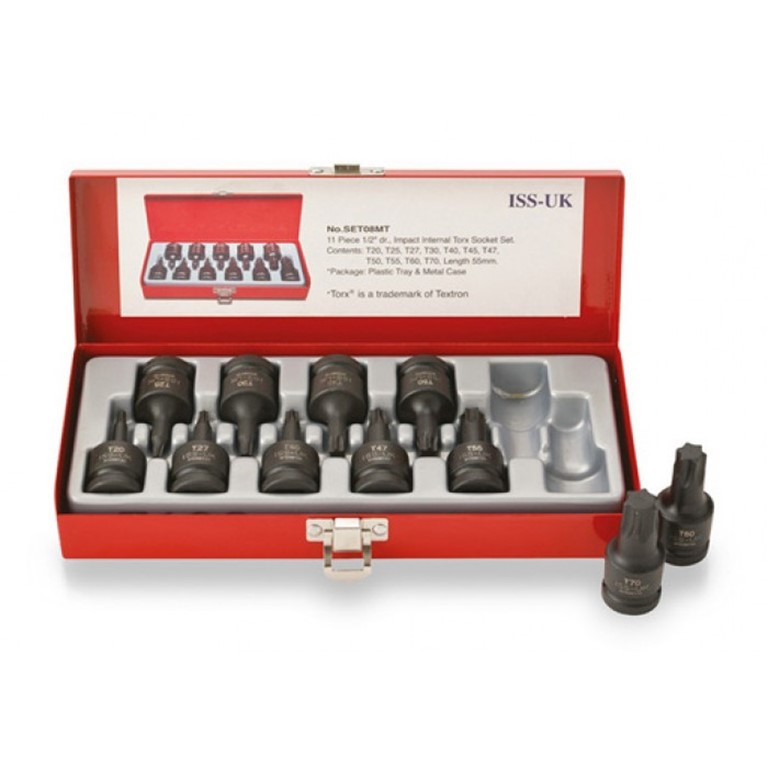 1/2" Drive Torx Bit Sets | Male - 16 Piece